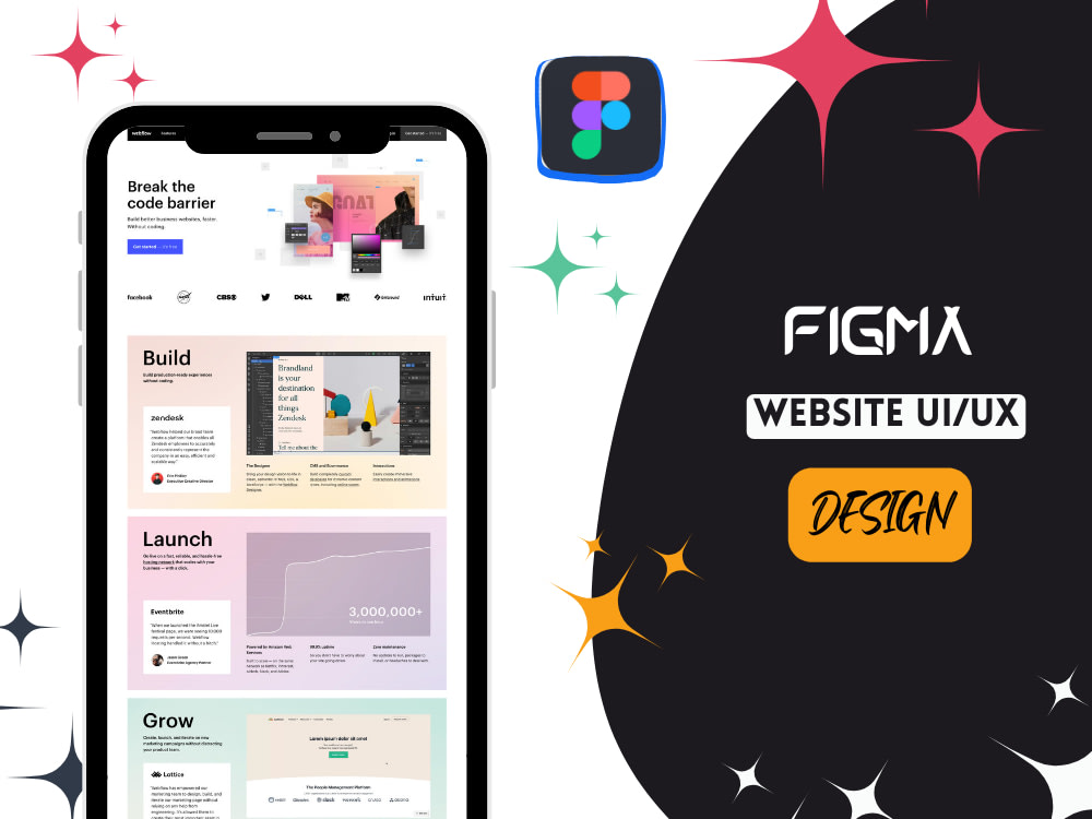Figma wireframe | responsive website, mobile app, landing page UI/UX design | Upwork