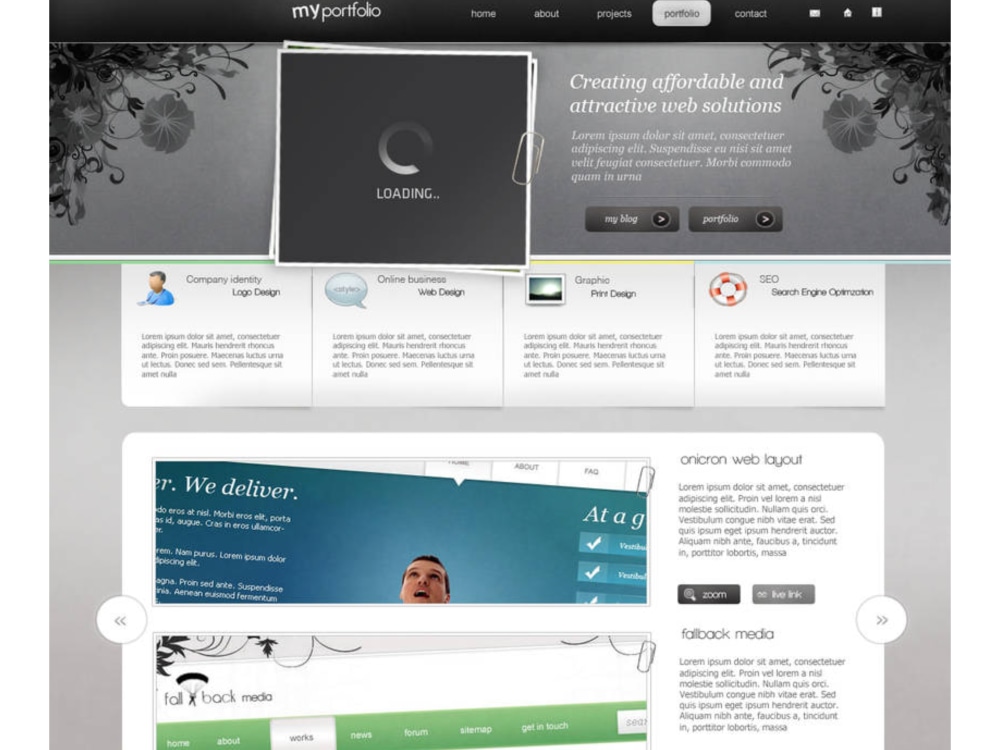 A website design, and landing page, app design using Adobe XD or figma ...