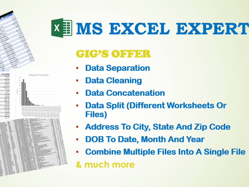 Cleaned/Merged/Splitted data in Excel/PDF/spreadsheet | Upwork