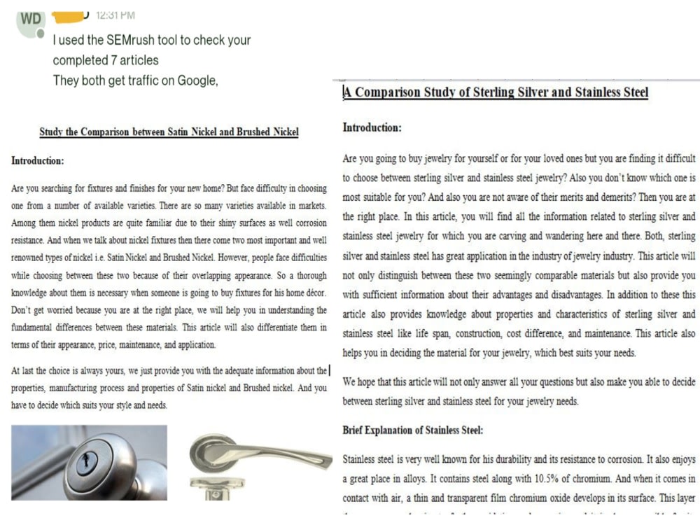 An Amazing Content Writer for Articles, Blog Posts, and Websites. | Upwork