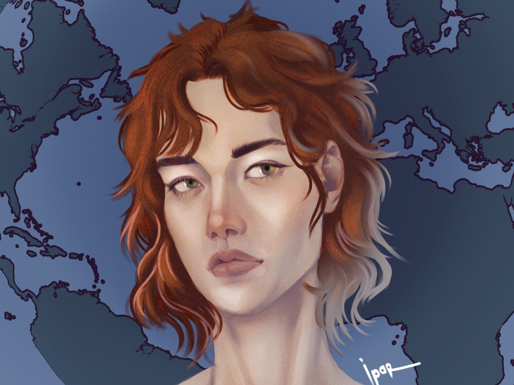 A semi-realistic portraits of the person you choose | Upwork