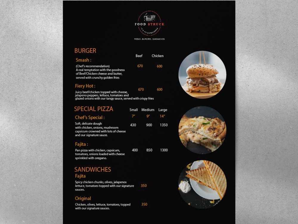 Professional menu design for restaurants, food menu & digital food ...