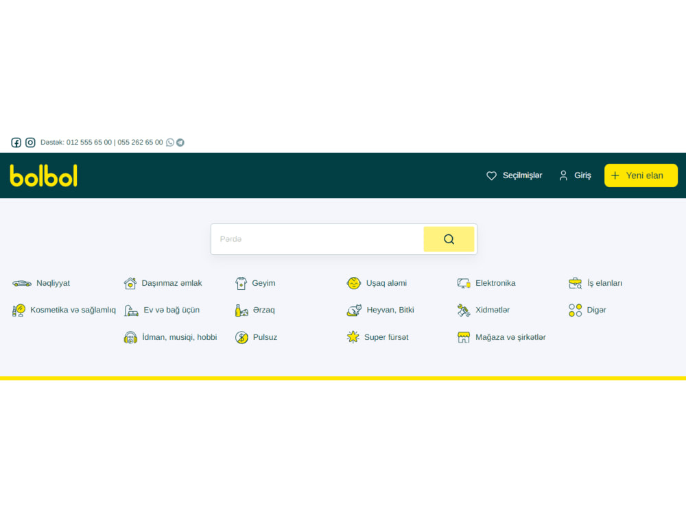 Bolbol.az free announcement website | Upwork