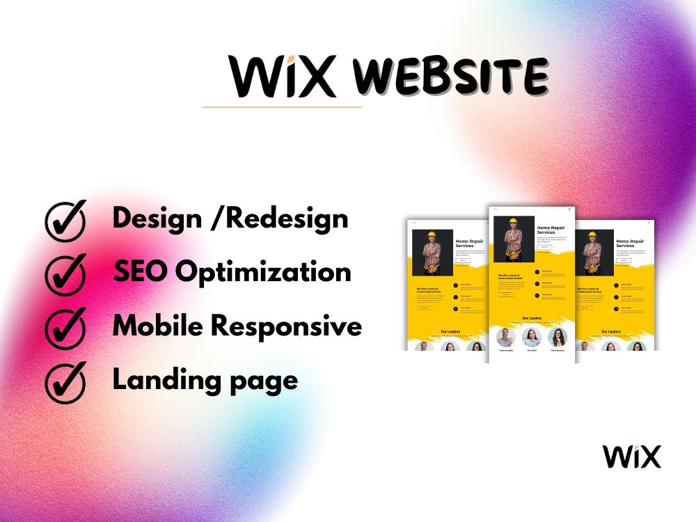 Wix professional website Design or Redesign | Upwork