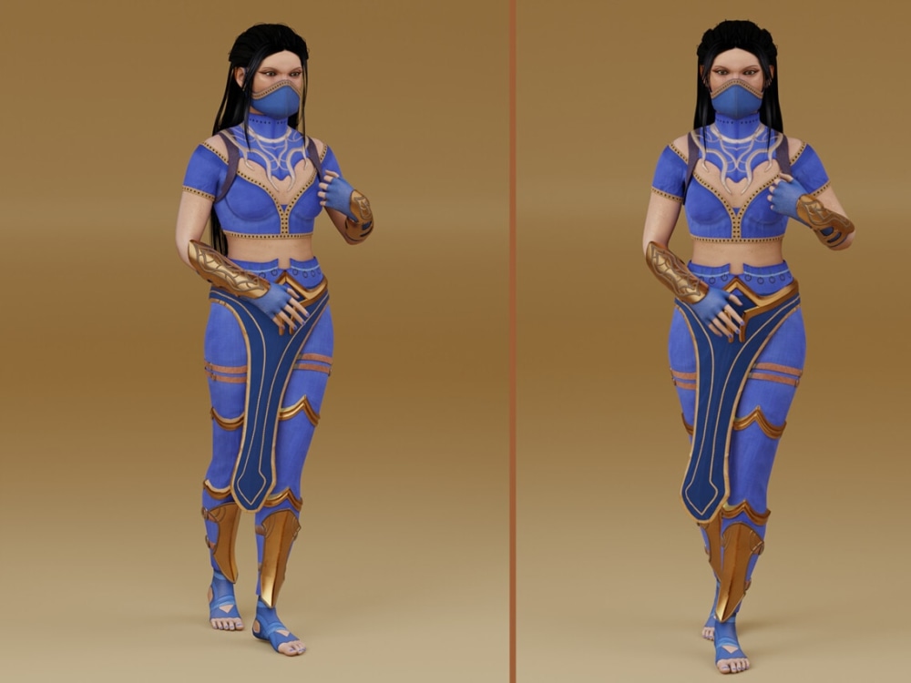 Realistic Character for pc or mobile game AR, VR, and Game Engines ...