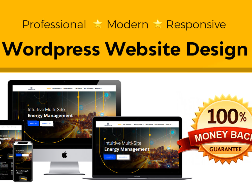 Responsive WordPress website design | Upwork