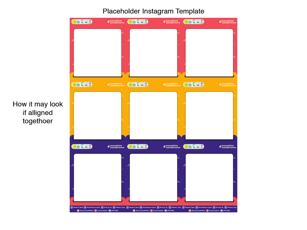 An Instagram set frame template to harmonize your digital posts | Upwork