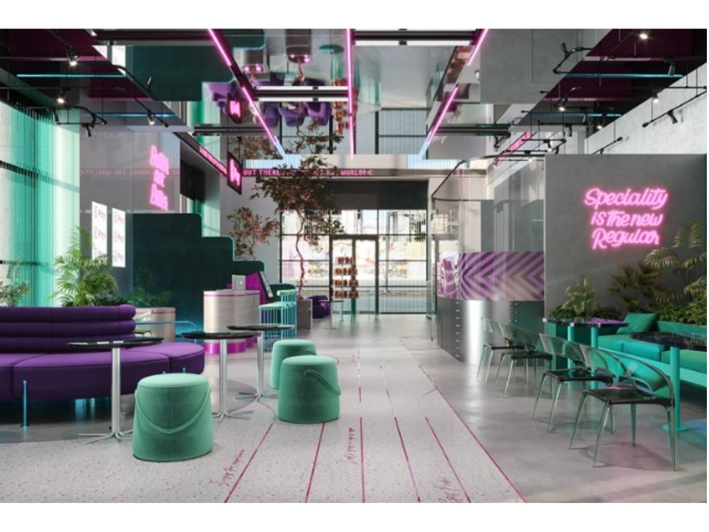 Realistic 3D retail store design, shop design with realistic 3d ...