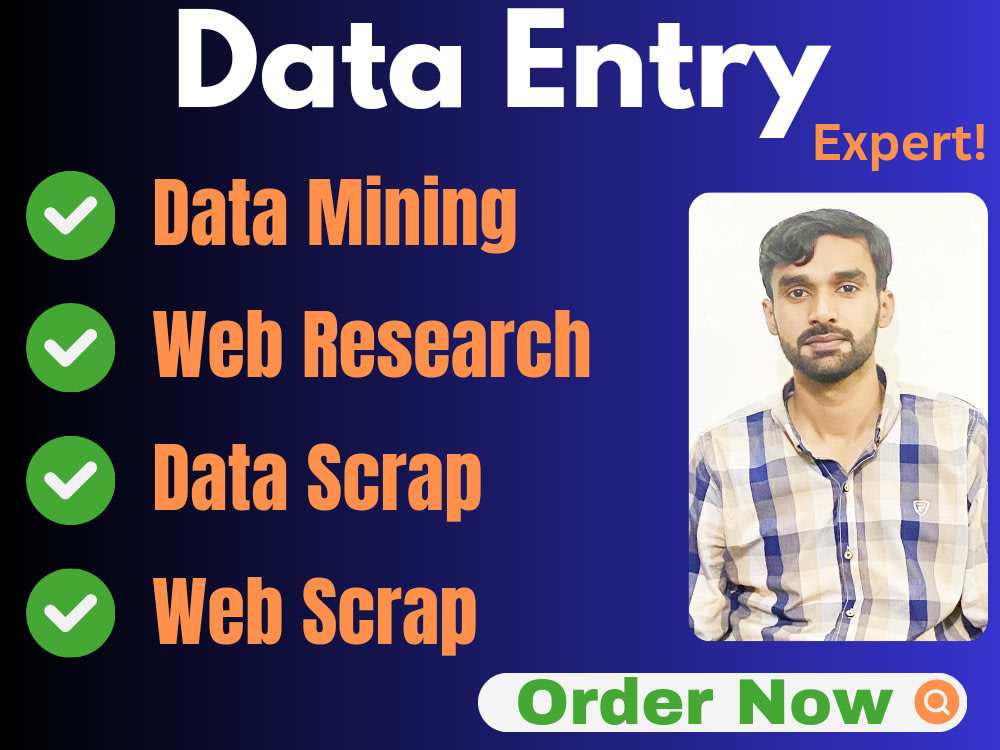 Data Mining, Data Scrap, Web Research and Web Scrap. | Upwork