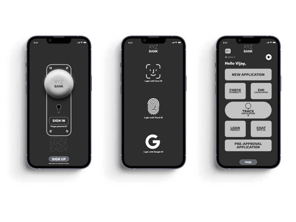 Mobile app design high fedelity wireframe (UX-UI) | Upwork