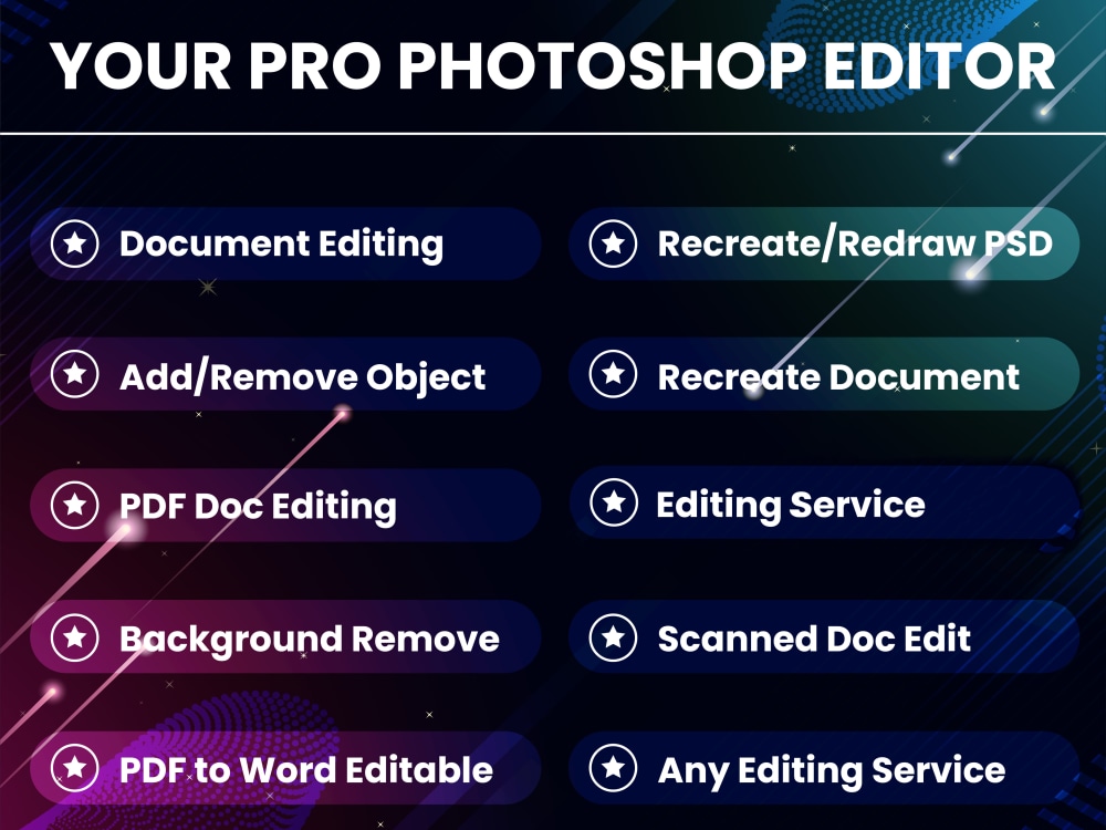 Edit Or Fix PDF documents and Photoshop documents within a few hours ...