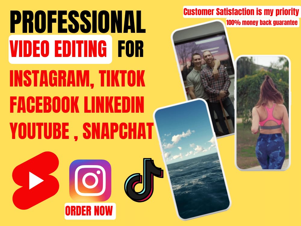 Super attractive video editing for multi-platform, short, advert, and ...