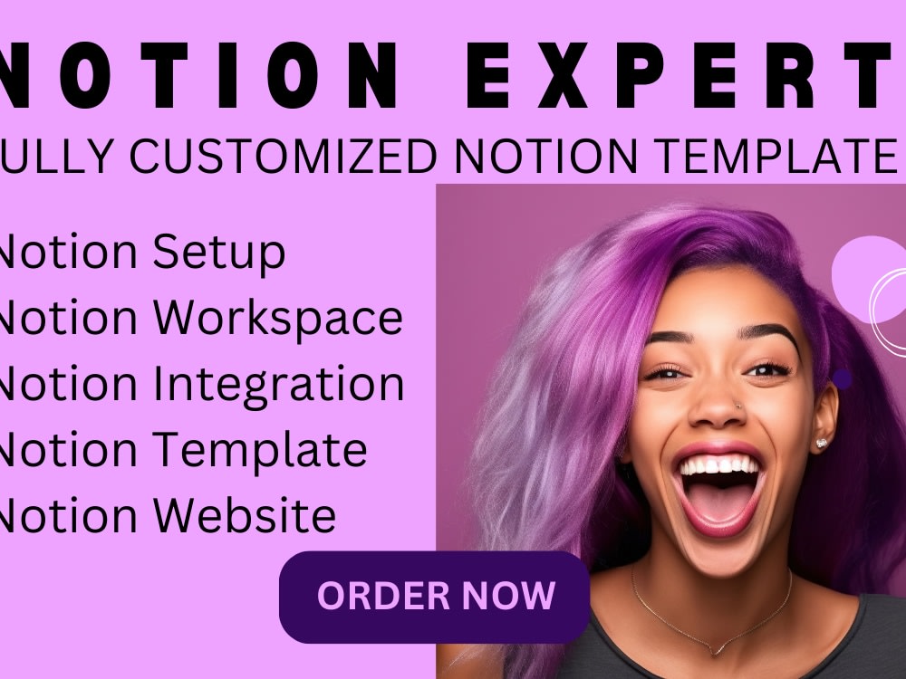 A built customized and an advanced aesthetic notion template | Upwork