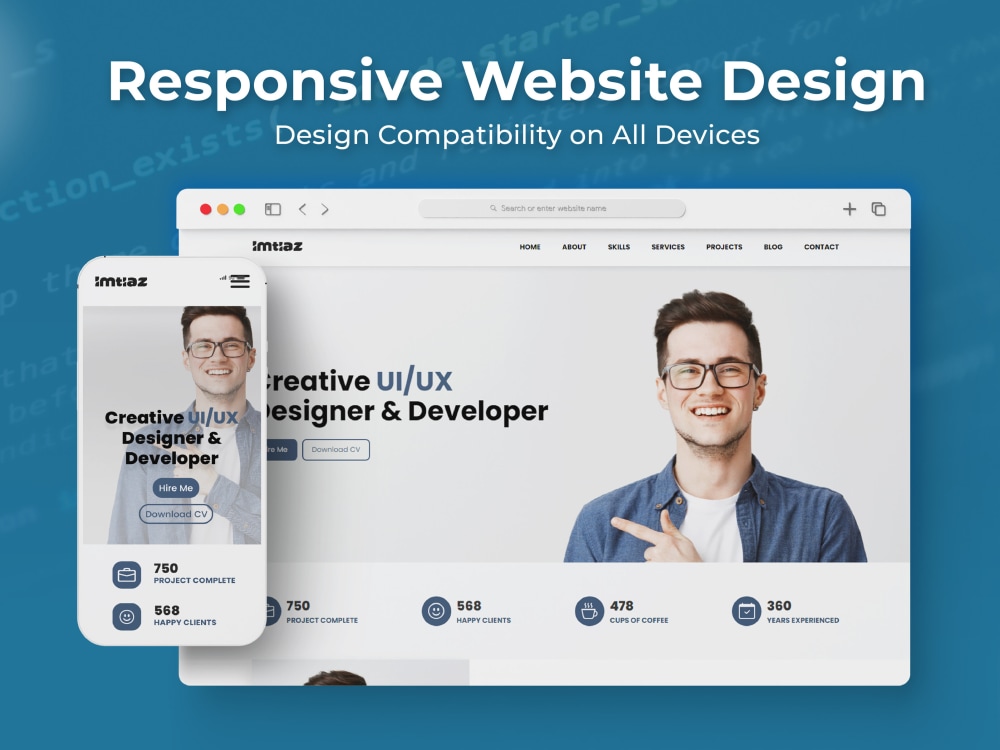 A responsive WordPress website design and development | Upwork