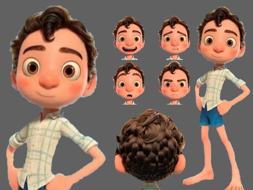3d character modeling 3d cartoon character and rigging 3d character design | Upwork