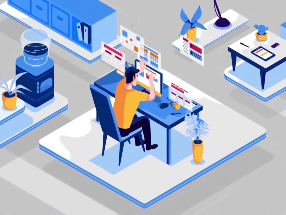 A unique 3d isometric animation video, explainer video, isometric ...