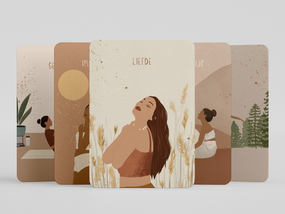 A custom illustrated Oracle card deck | Upwork