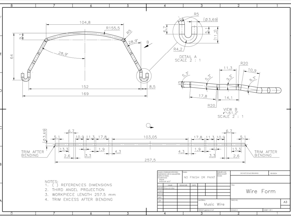 3D models, CAD drawings and manufacturing files in the format DXF/STEP ...