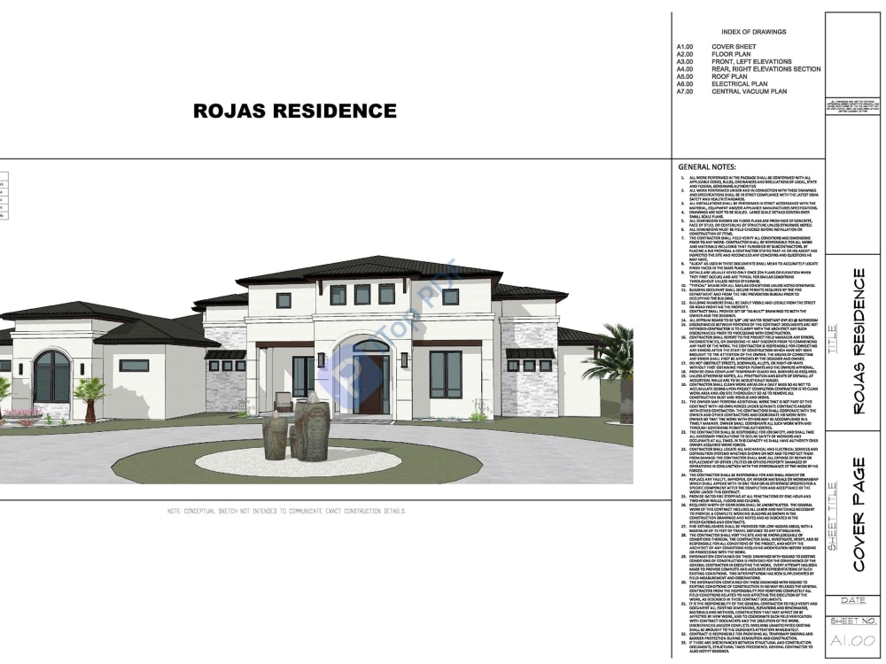 Full Architectural Drawings of residential, retail, commercial and etc ...