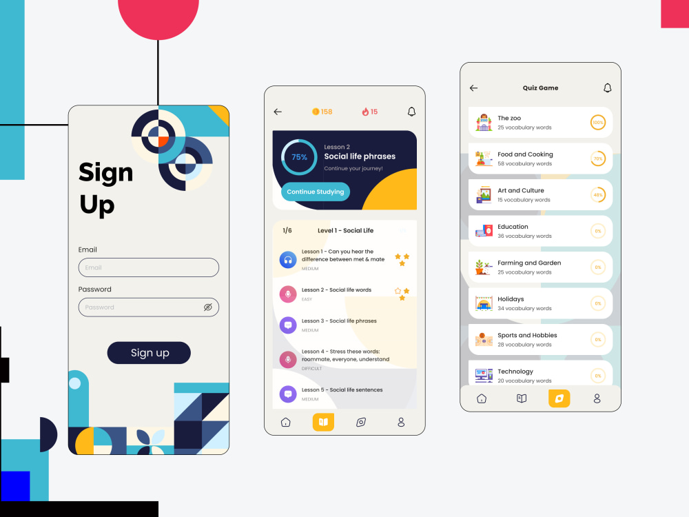 Wireframe prototype UI UX design for mobile app in Figma | Upwork