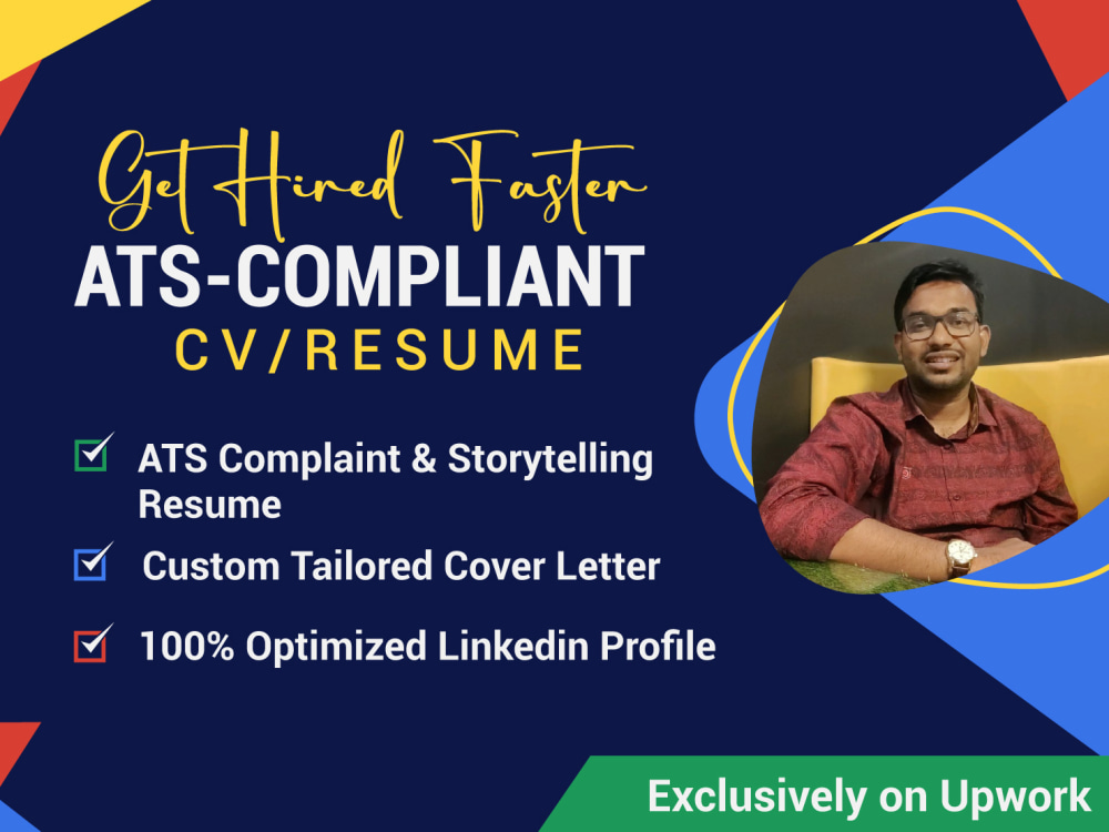 ATS Compliant Resume or ATS CV, Cover letter and Linkedin Profile ...