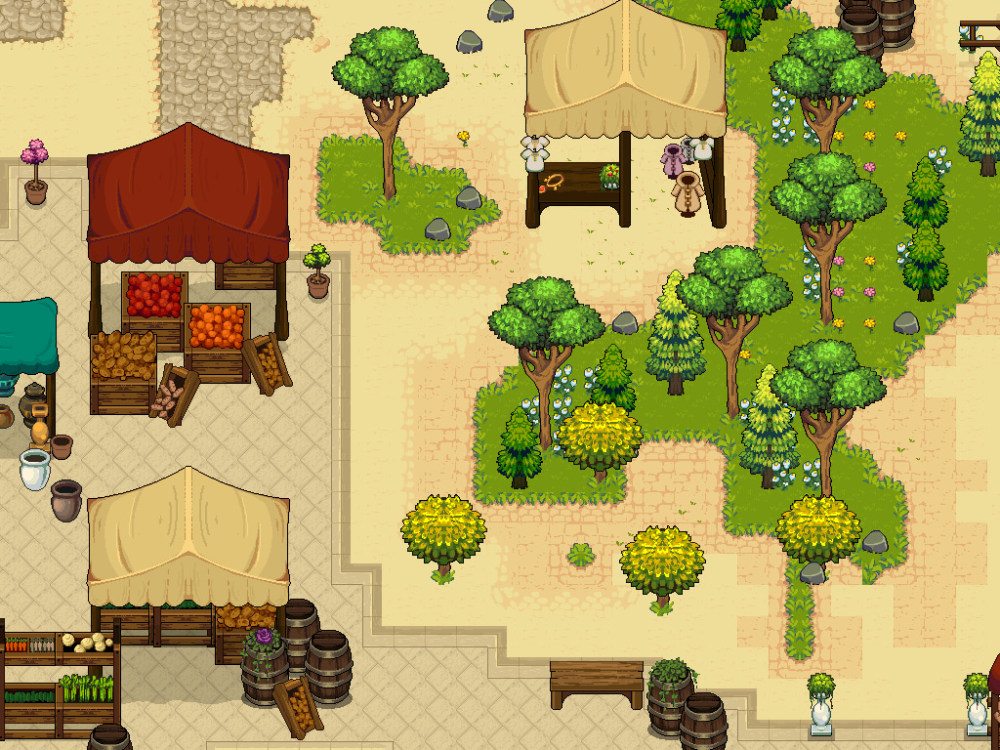 2D pixel art tileset | Upwork