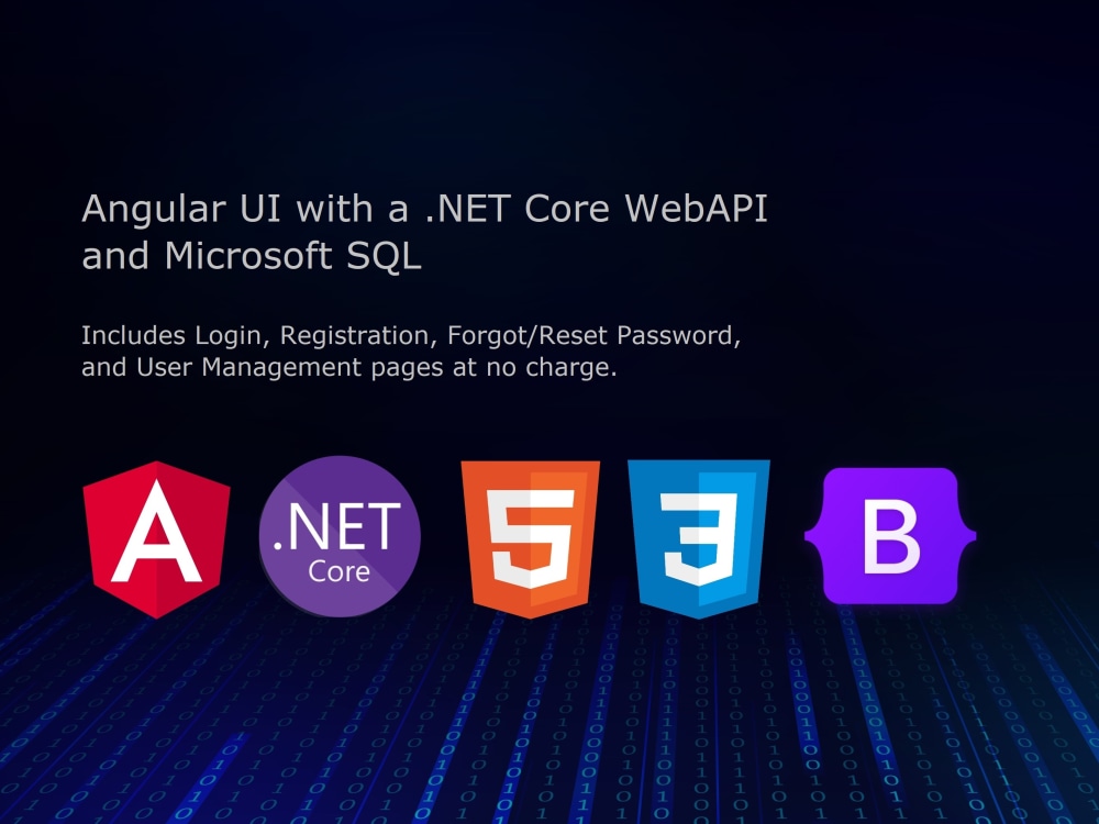 An Angular Ui With A Net Core Webapi Upwork