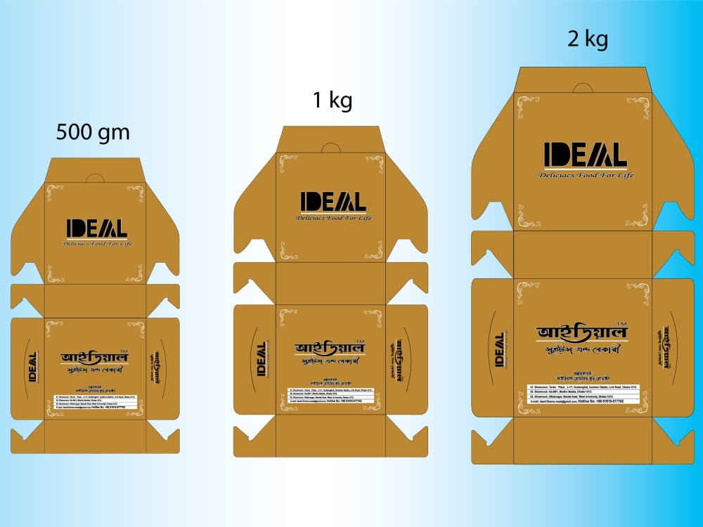 A packaging box design with professional touch | Upwork