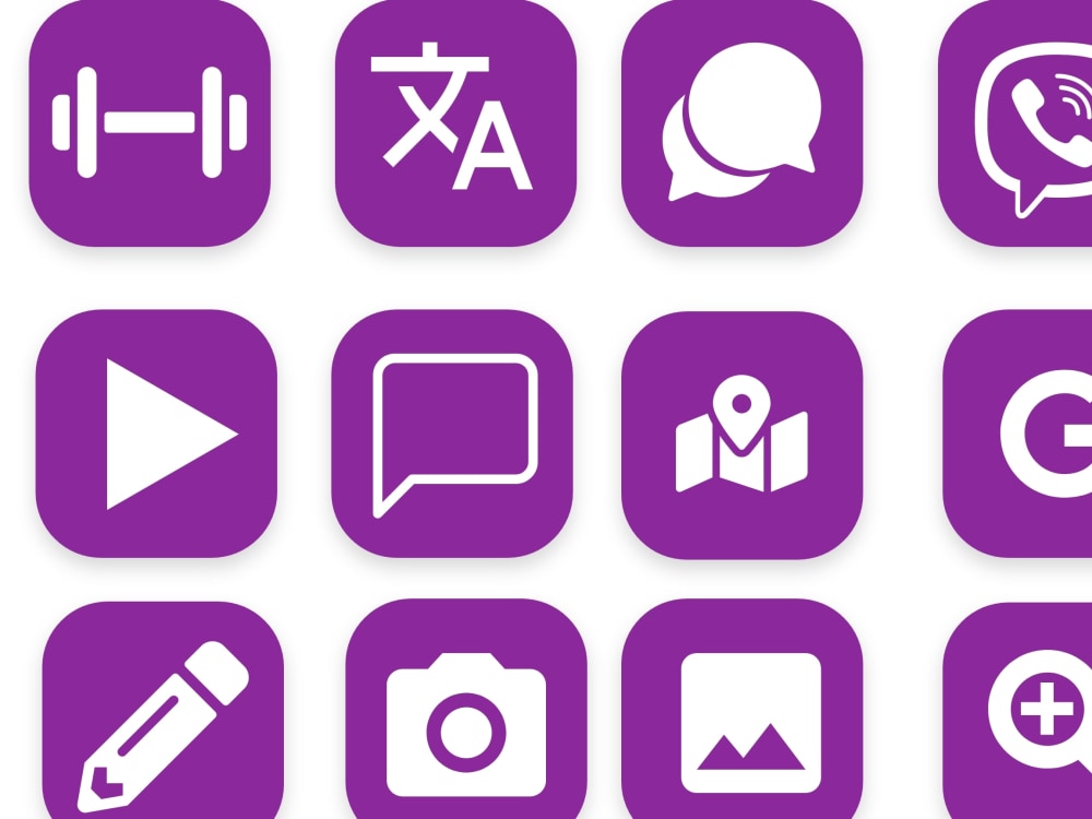 Modern App Icons For iOS and Android | Upwork