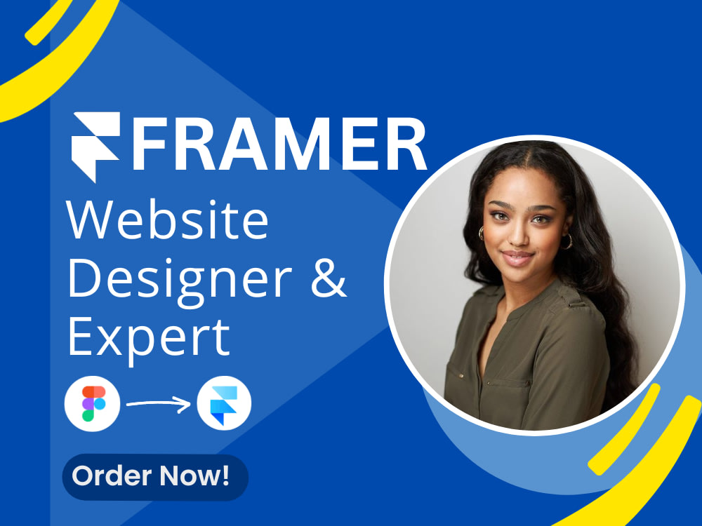 A responsive framer website, framer landing page, framer animation | Upwork