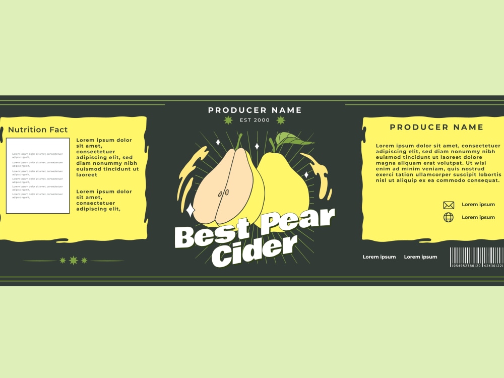 A professional label design in 24 hours | Upwork