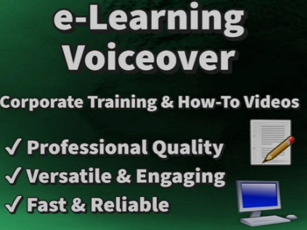 A Professional Voice Over Artist for E-Learning and Corporate Narration | Upwork