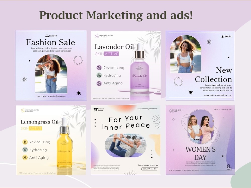 Social Media Graphics Designs for Posts, Ads, campaigns on Insta ...