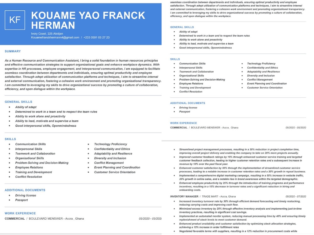 A well-crafted resume and cover letter | Upwork