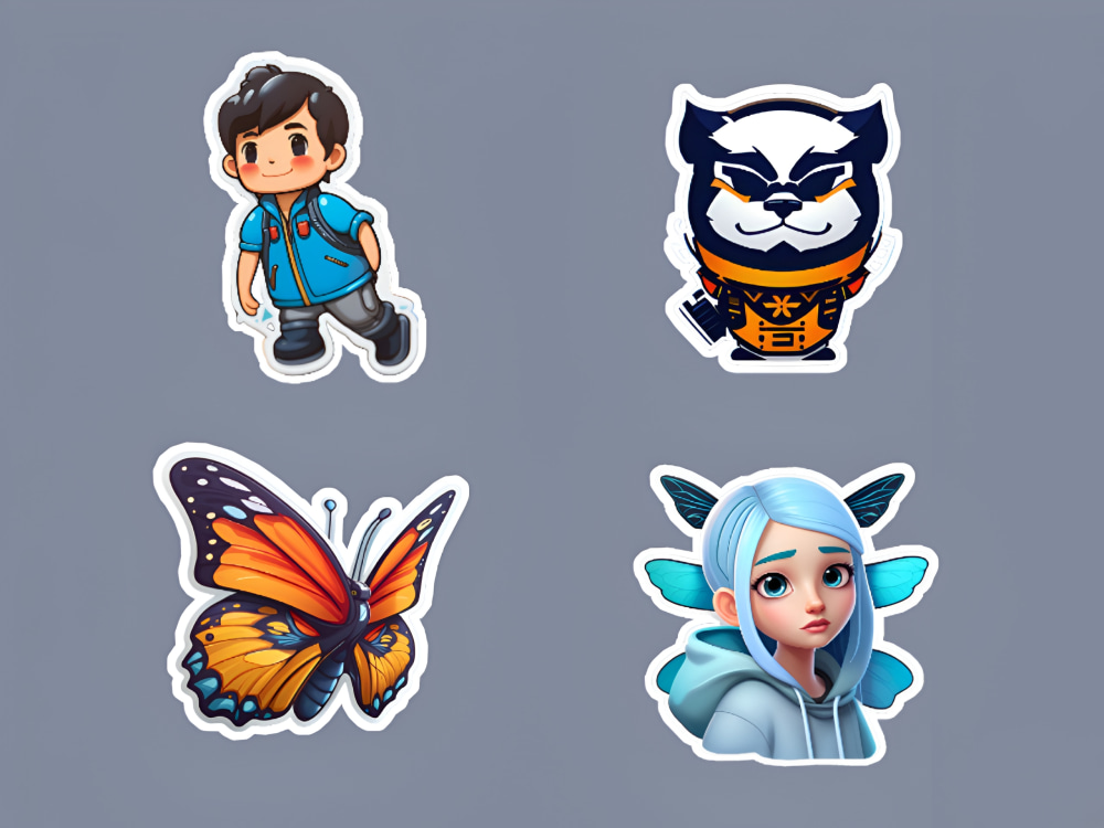 A fantastic high-quality sticker design. | Upwork