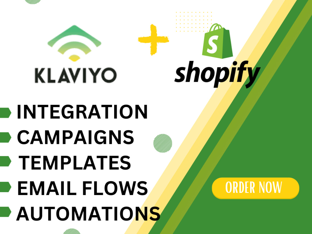 Klaviyo Setup Email Flows Klaviyo Shopify Automations Email Template