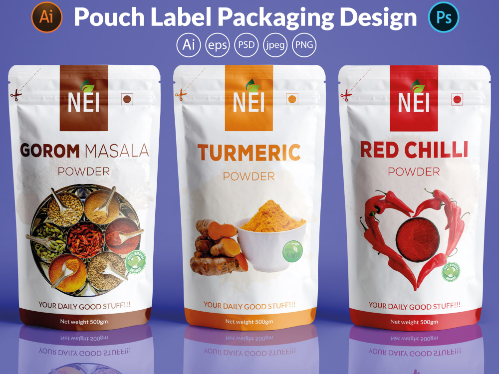 Eye-catching professional product label and packaging design | Upwork
