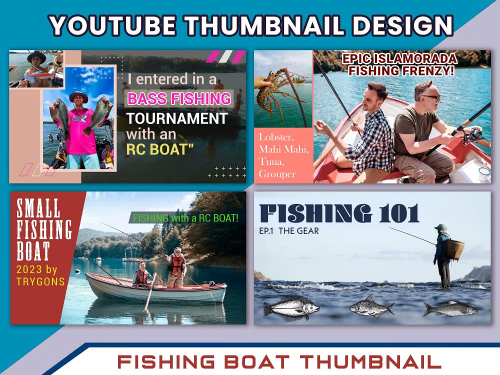 Professional, attractive thumbnail designer Youtube video thumbnail ...