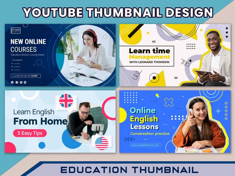 Professional, attractive thumbnail designer Youtube video thumbnail ...