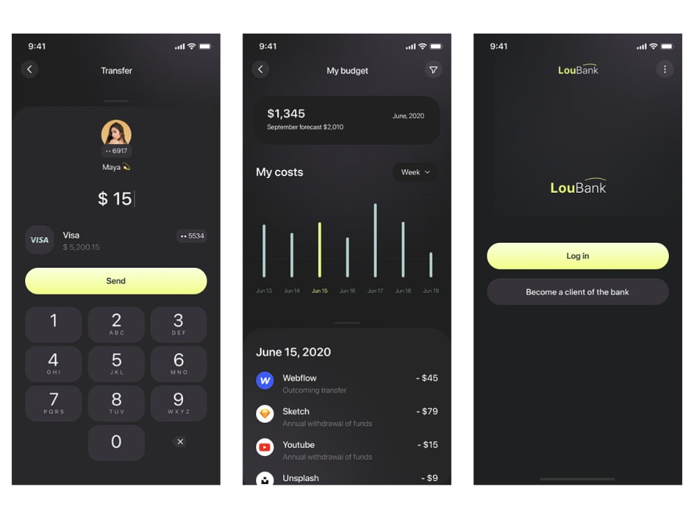A Banking App Kit in Figma | Upwork