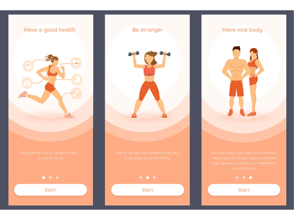 A Workout App kit in Figma | Upwork