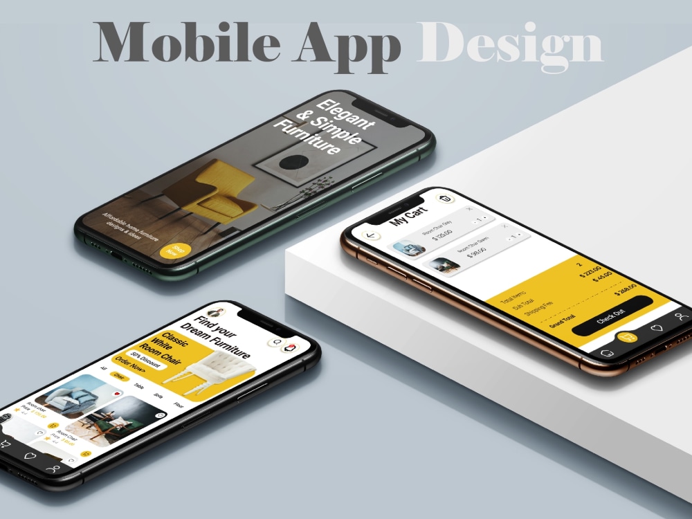 Mobile or website homepage design, UI design, website or mobile app ...