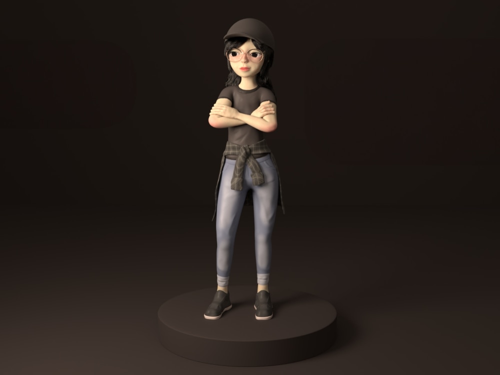 A custom 3d character model | Upwork