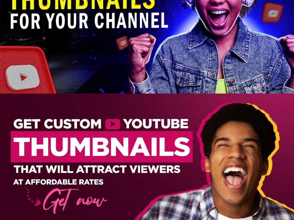 An eye-catching YouTube thumbnail design for your channel | Upwork
