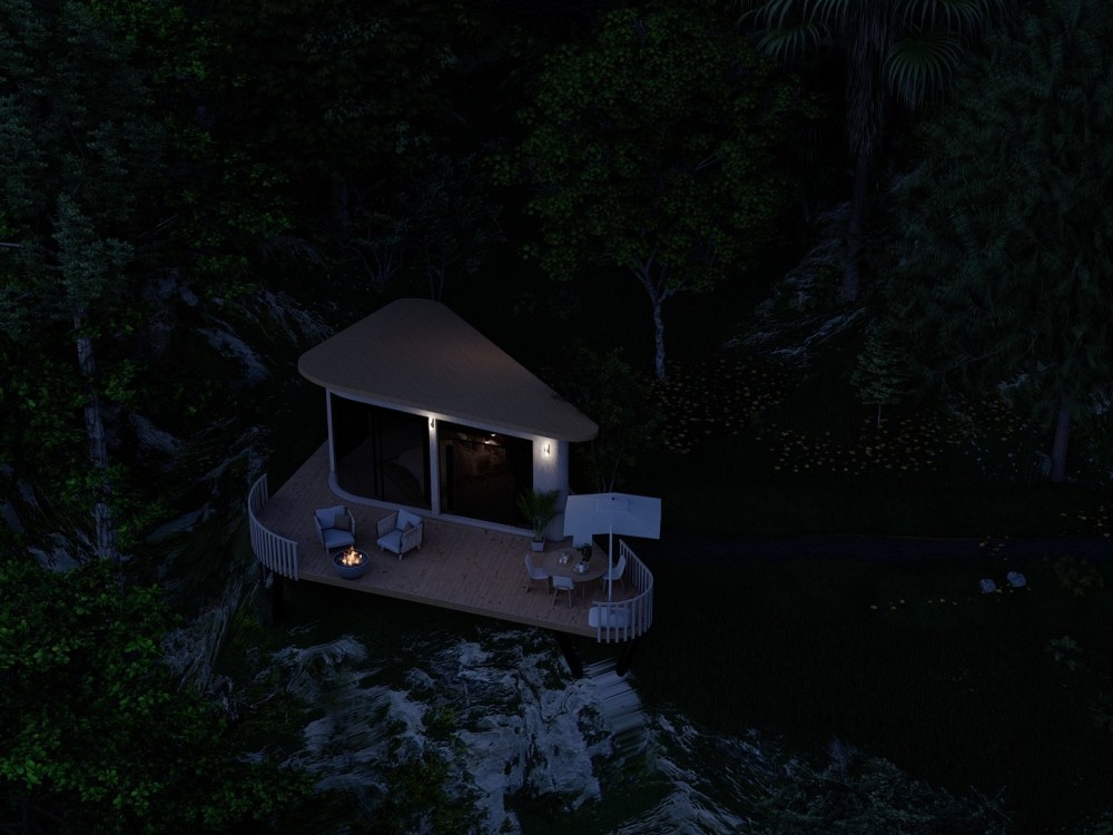A 3D design of your mountain glamping cabin | Upwork
