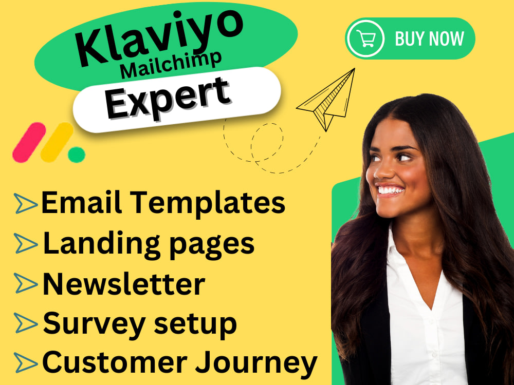 Klaviyo newsletter MailChimp newsletter, and Klaviyo email template | Upwork