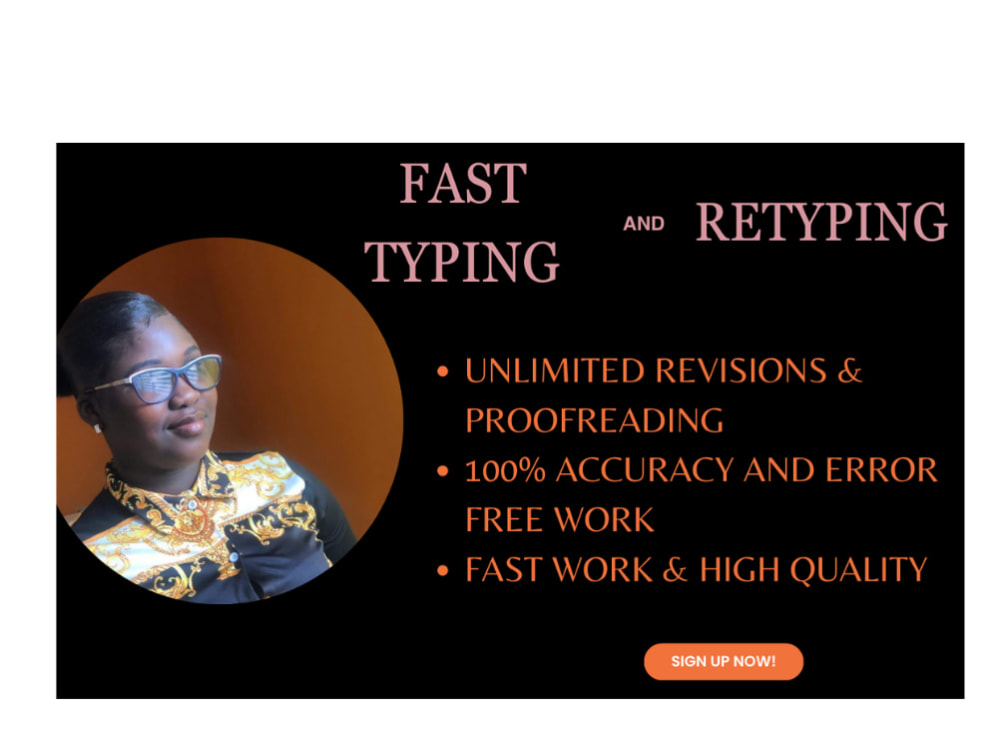 Fast typing projects and retyped pages | Upwork