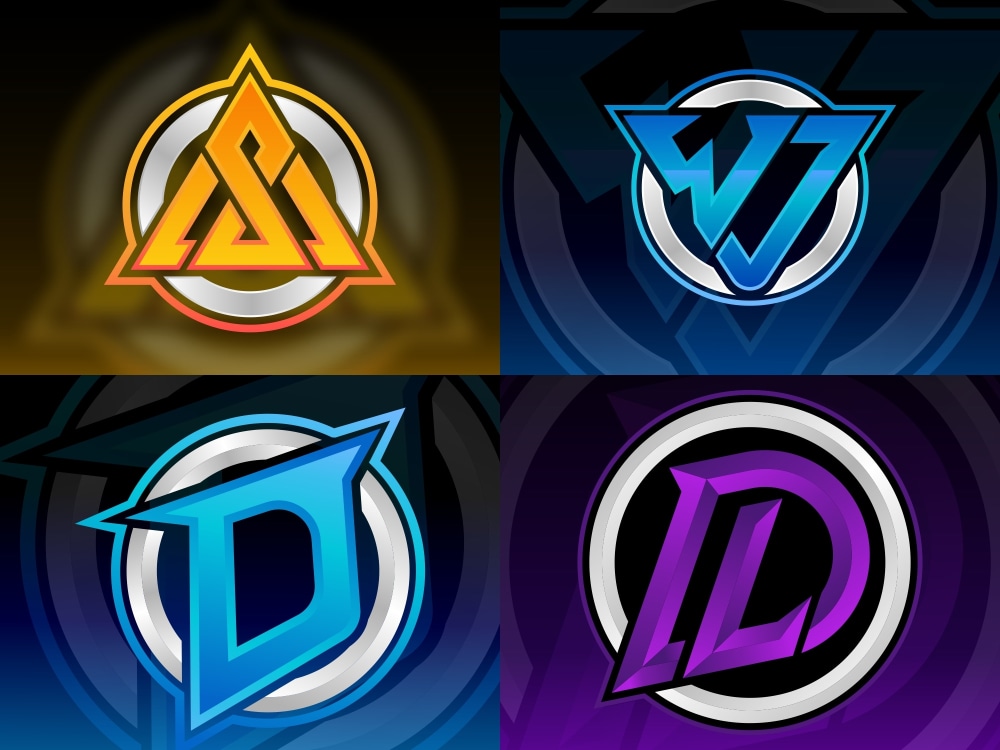 I will design initial letter gaming logo esports | Upwork