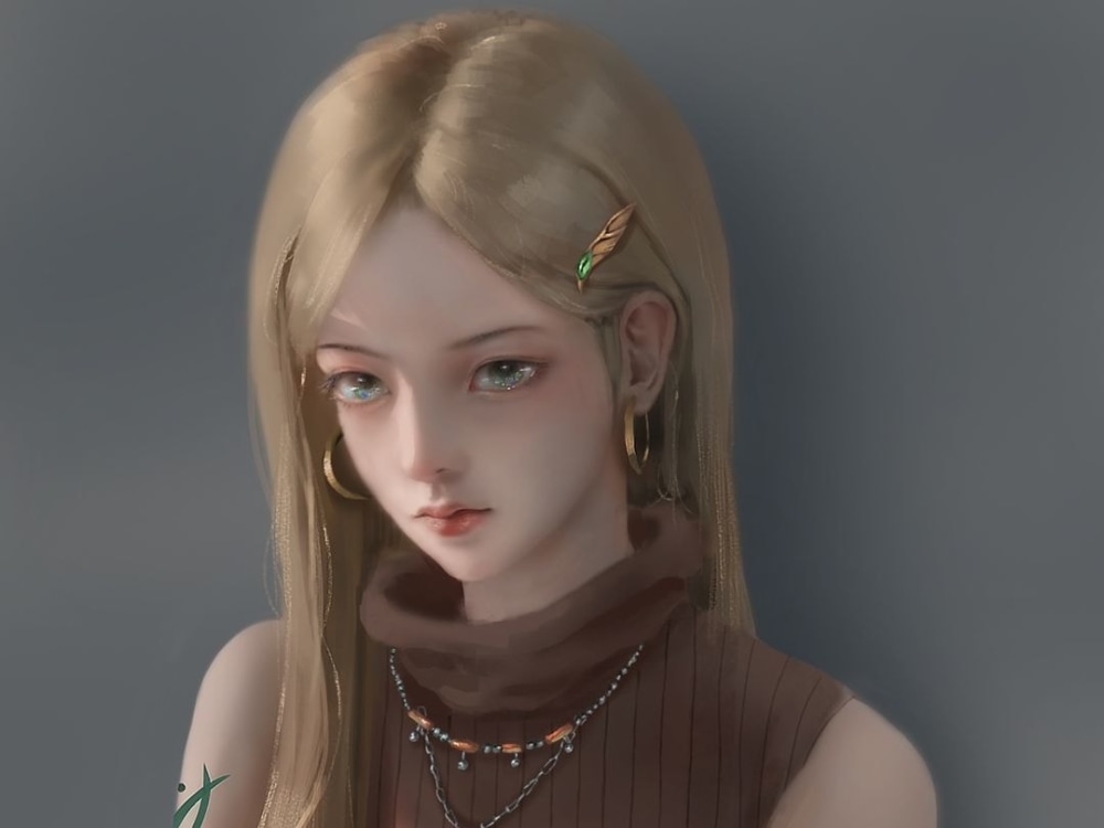 Soft semi realistic digital illustration | Upwork