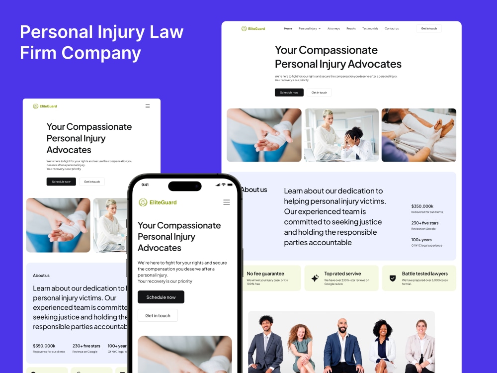 A modern, professional, and responsive website UI/UX design in Figma | Upwork